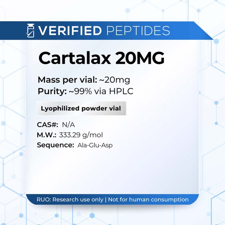 Cartalax Peptide for Sale | Shop 99% Pure Cartalax
