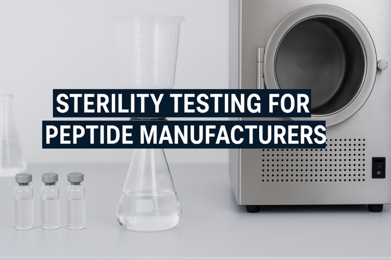 Sterility Testing Methods for Peptide Manufacturers - Verified Peptides