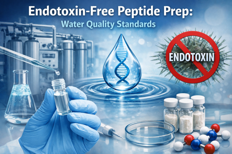 Endotoxin-Free Peptide Prep Water Quality Standards - Verified Peptides