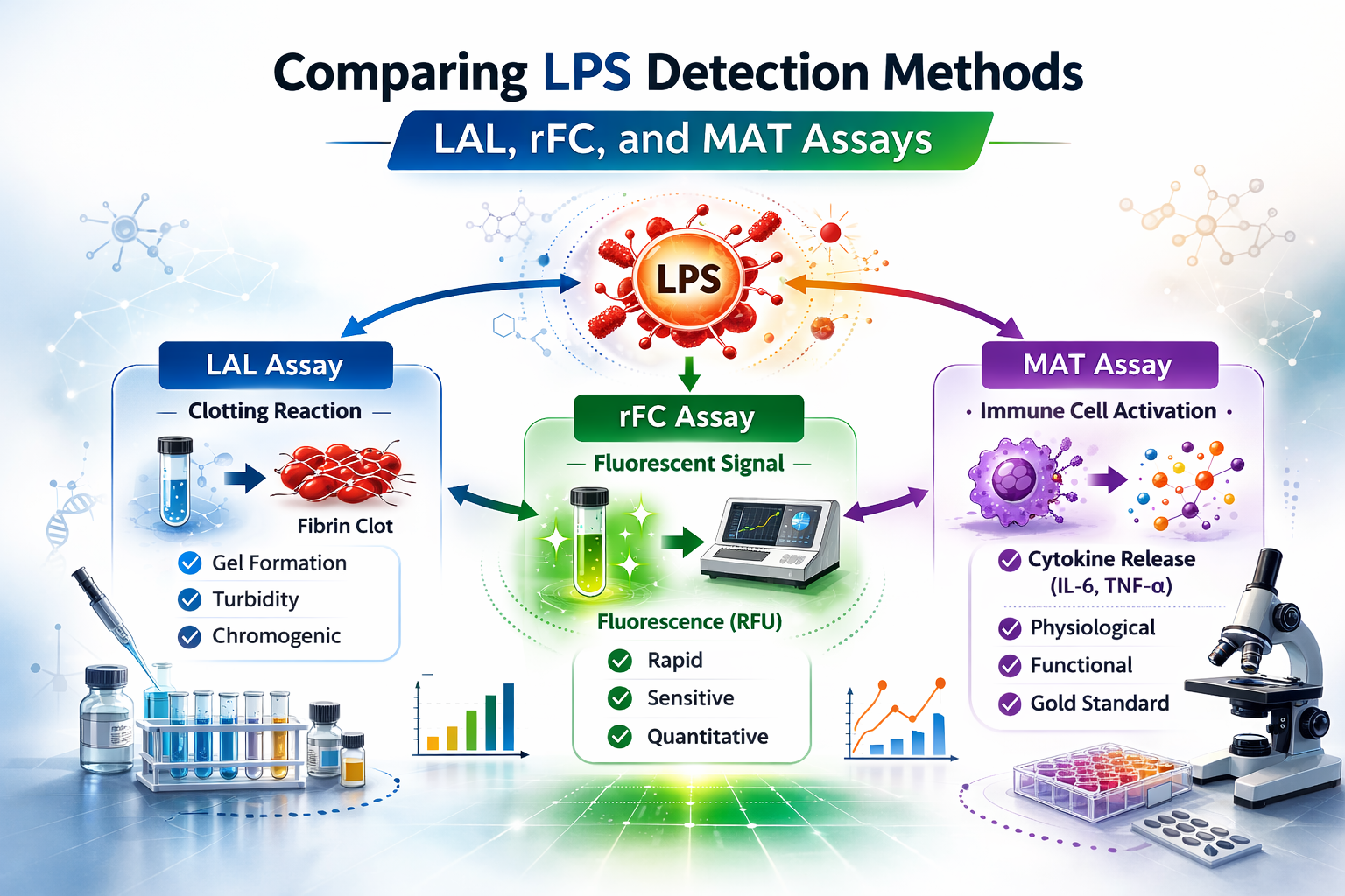 Comparing LPS Detection Methods: LAL, rFC, and MAT Assays - Verified ...